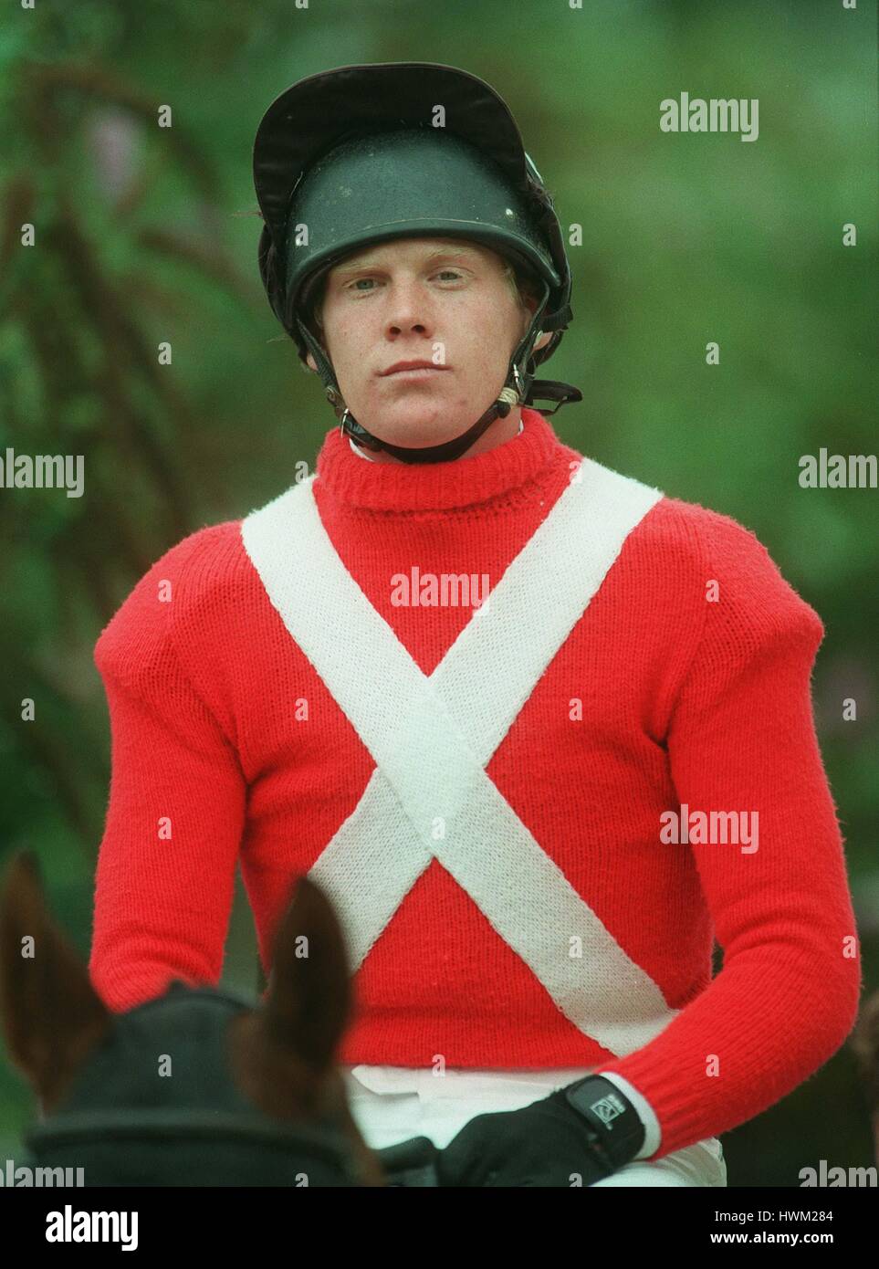 THOMAS DASCOMBE JOCKEY 11 September 1995 Stock Photo - Alamy