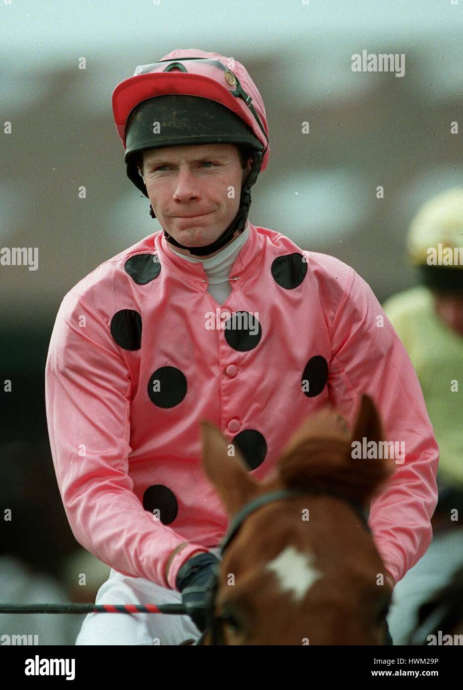 MICK FITZGERALD JOCKEY 12 October 1995 Stock Photo - Alamy