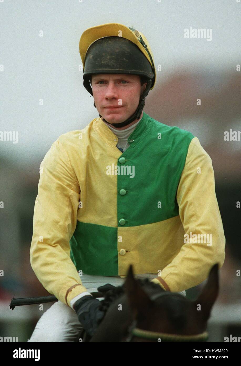 MICK FITZGERALD JOCKEY 12 October 1995 Stock Photo - Alamy