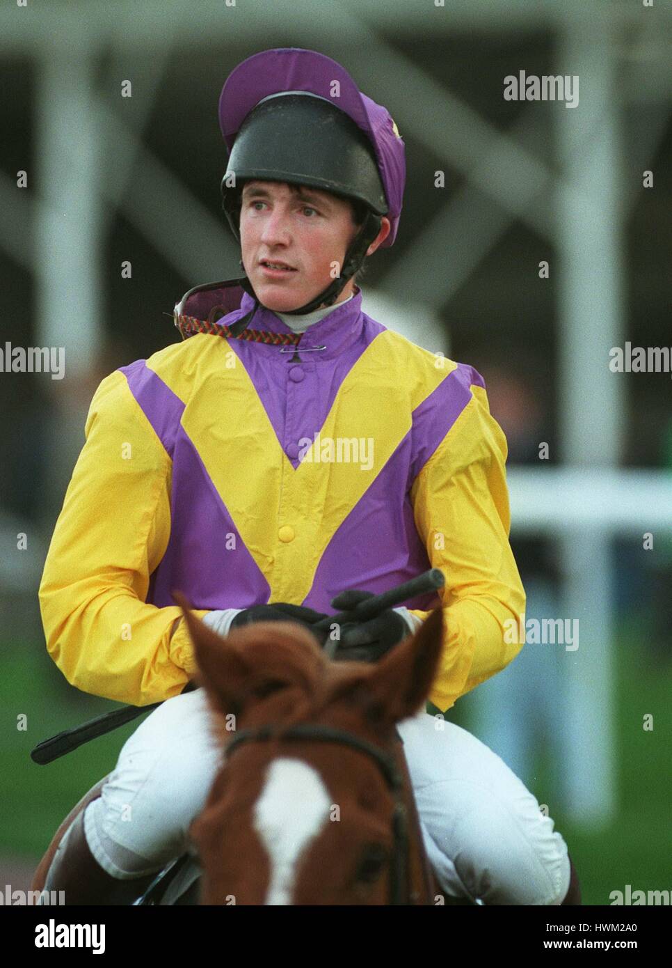 ANTHONY DOBBIN JOCKEY 26 October 1995 Stock Photo - Alamy