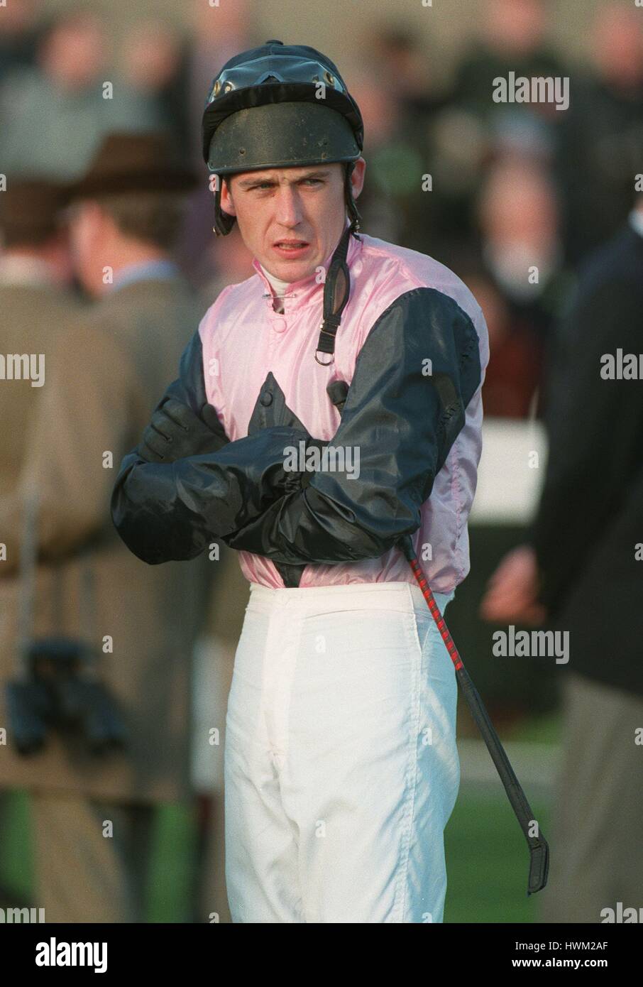JOHN BURKE JOCKEY 27 November 1995 Stock Photo - Alamy