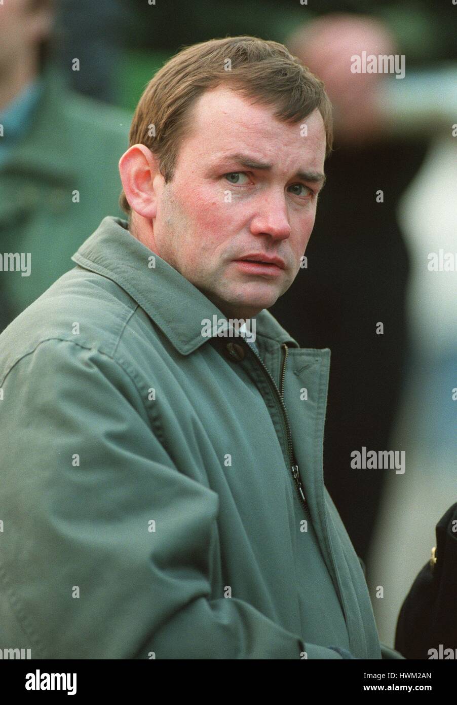 PETER CHEESBROUGH RACE HORSE TRAINER 27 November 1995 Stock Photo - Alamy
