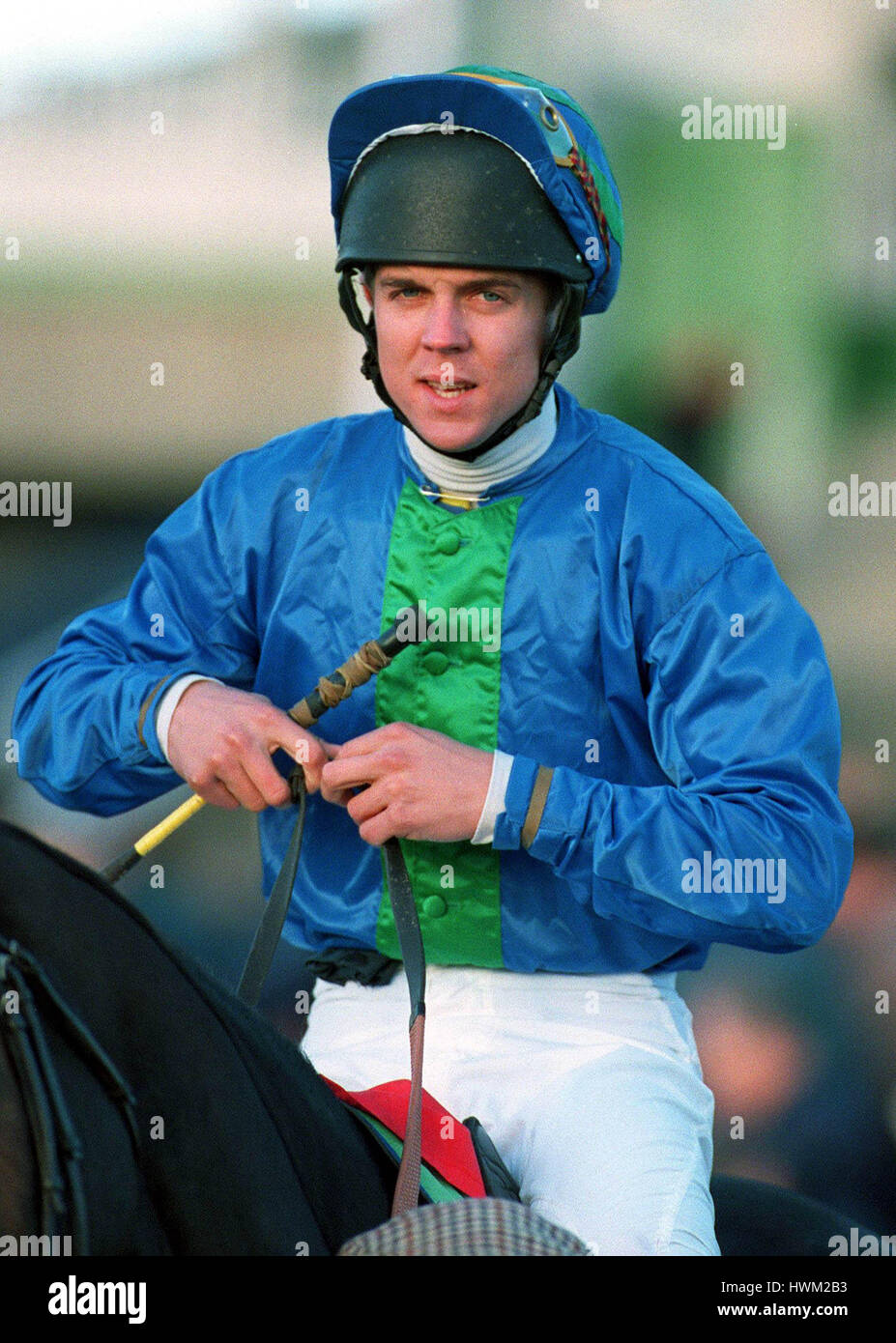 NICHOLAS BENTLEY JOCKEY 27 November 1995 Stock Photo - Alamy