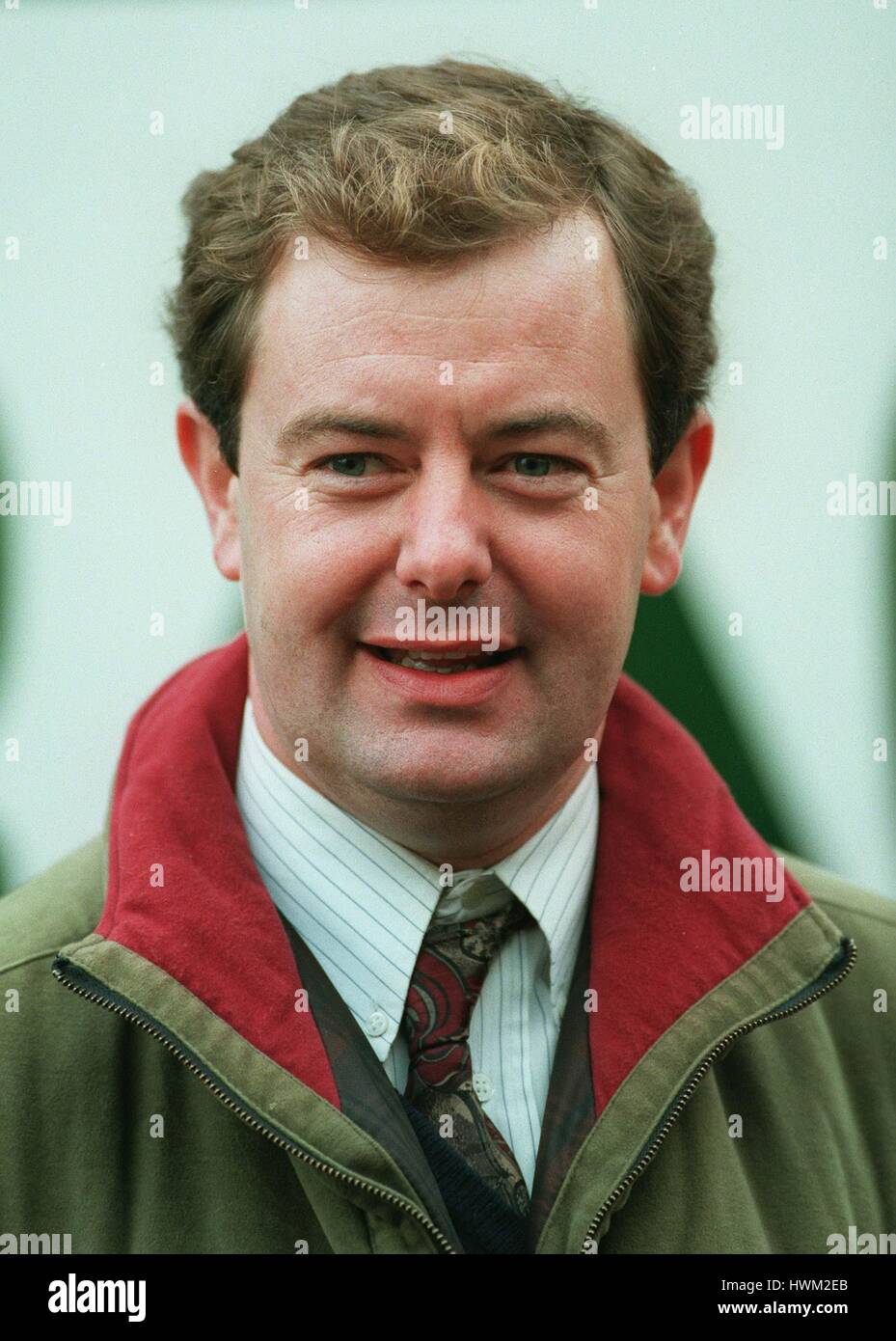NIGEL TINKLER RACE HORSE TRAINER 01 December 1995 Stock Photo - Alamy