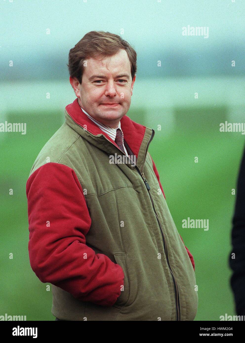 NIGEL TINKLER RACE HORSE TRAINER 11 December 1995 Stock Photo - Alamy