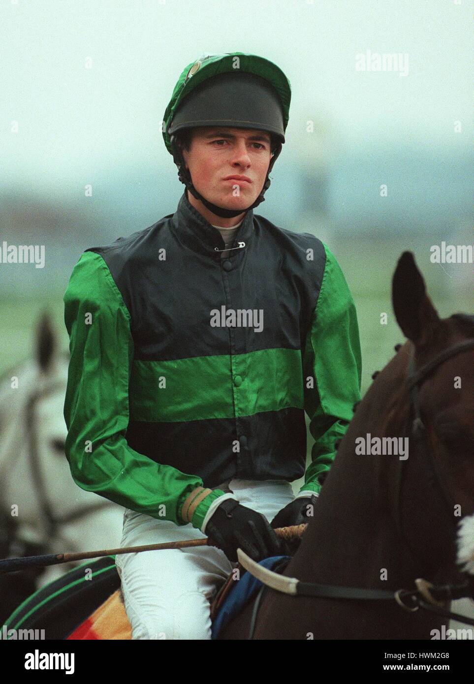 STEPHEN WYNNE JOCKEY 12 December 1995 Stock Photo - Alamy