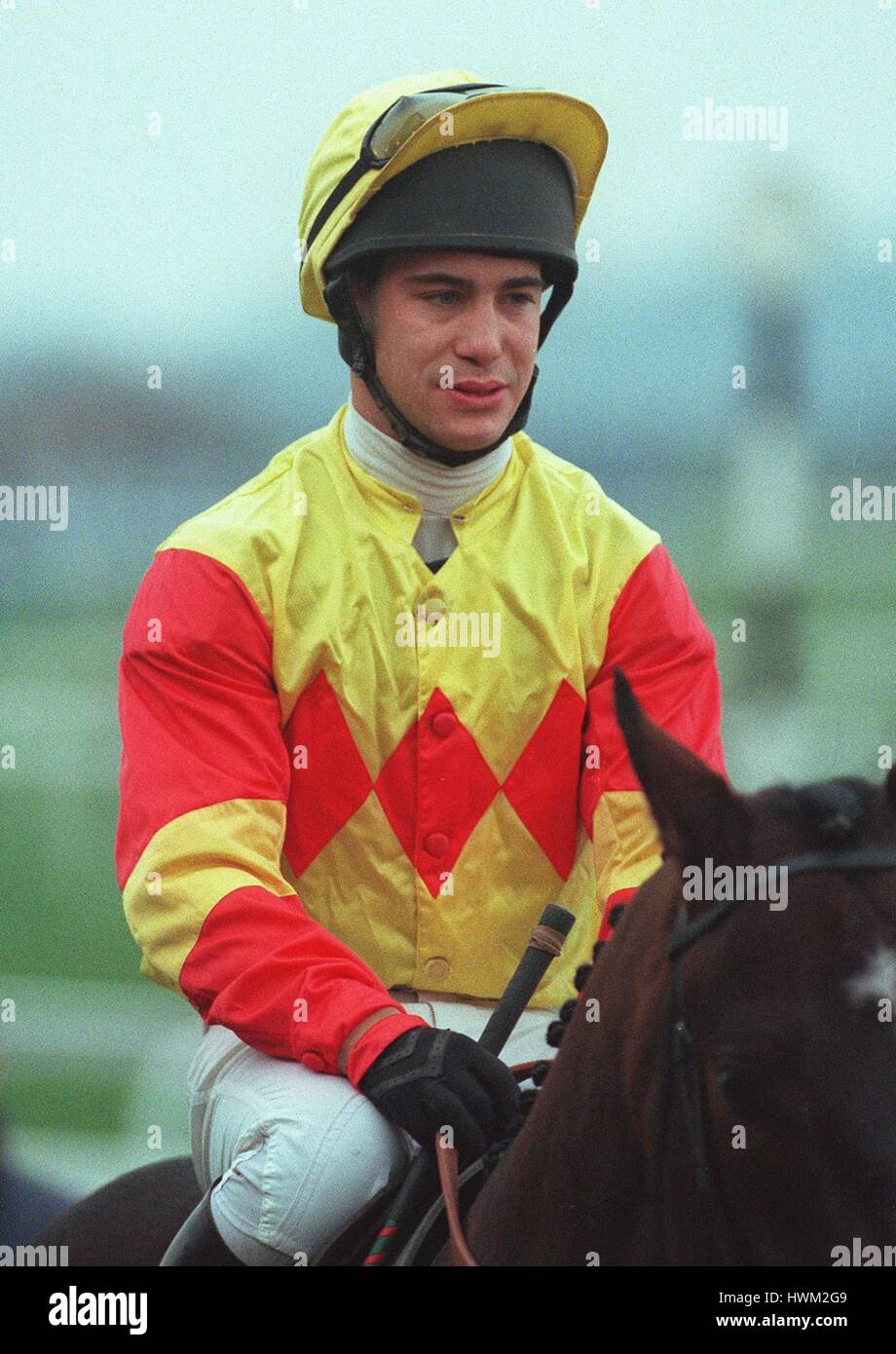 TIMOTHY ELEY JOCKEY 12 December 1995 Stock Photo - Alamy