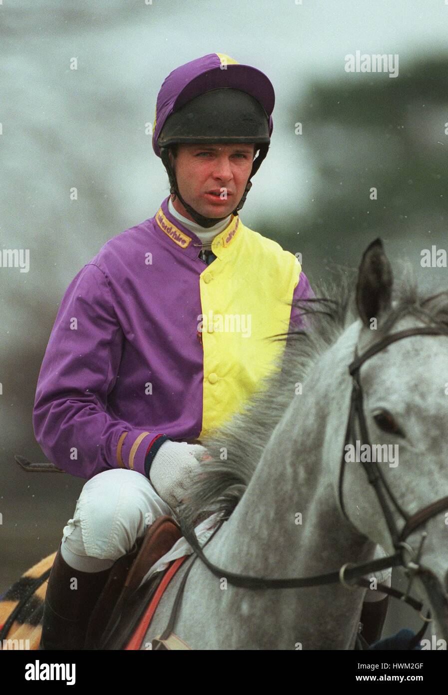 LUKE HARVEY JOCKEY 12 December 1995 Stock Photo - Alamy