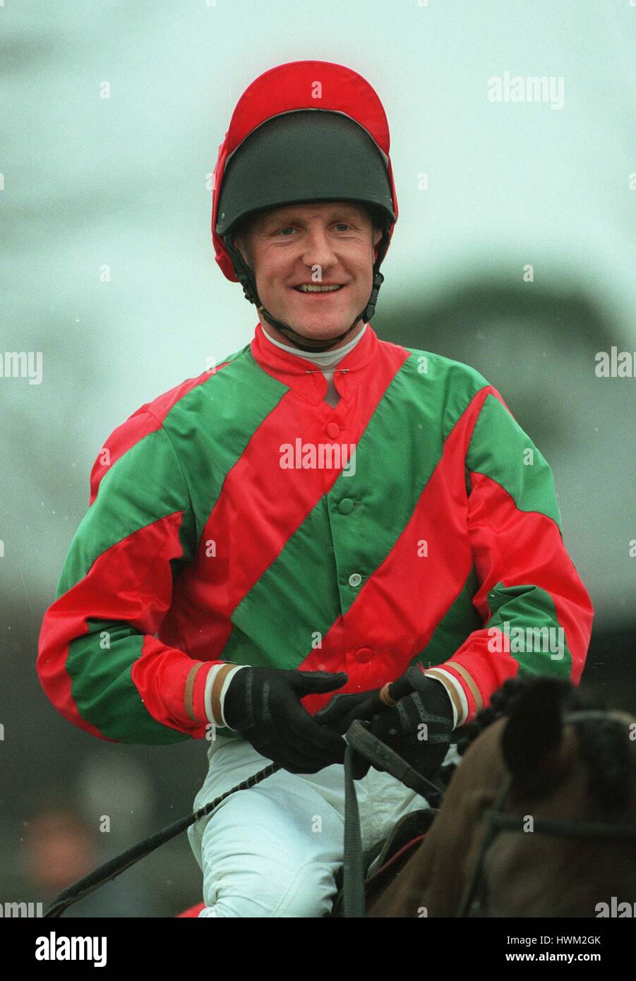 ROBERT BELLAMY JOCKEY 12 December 1995 Stock Photo - Alamy