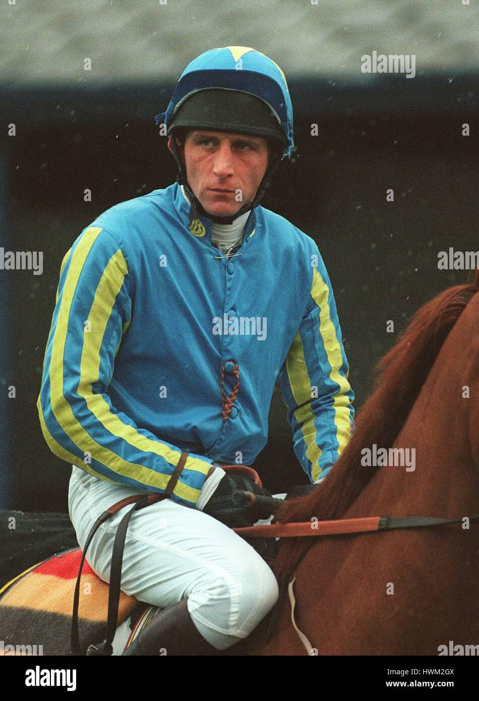 PETER NIVEN JOCKEY 12 December 1995 Stock Photo - Alamy