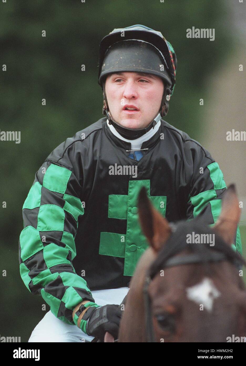 RICHARD WILKINSON JOCKEY 14 December 1995 Stock Photo - Alamy