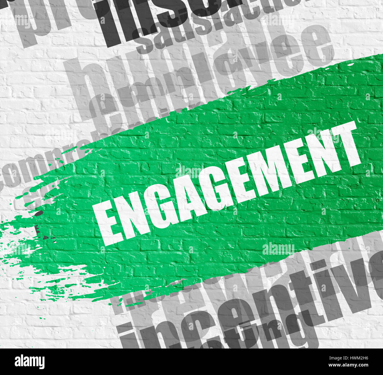 Engagement on Brickwall Stock Photo - Alamy