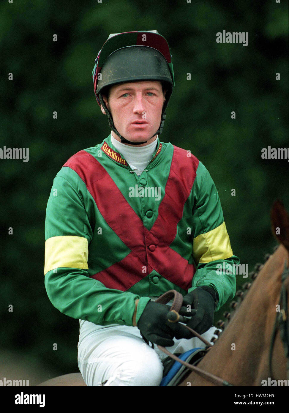 GARY LYONS JOCKEY 14 December 1995 Stock Photo - Alamy