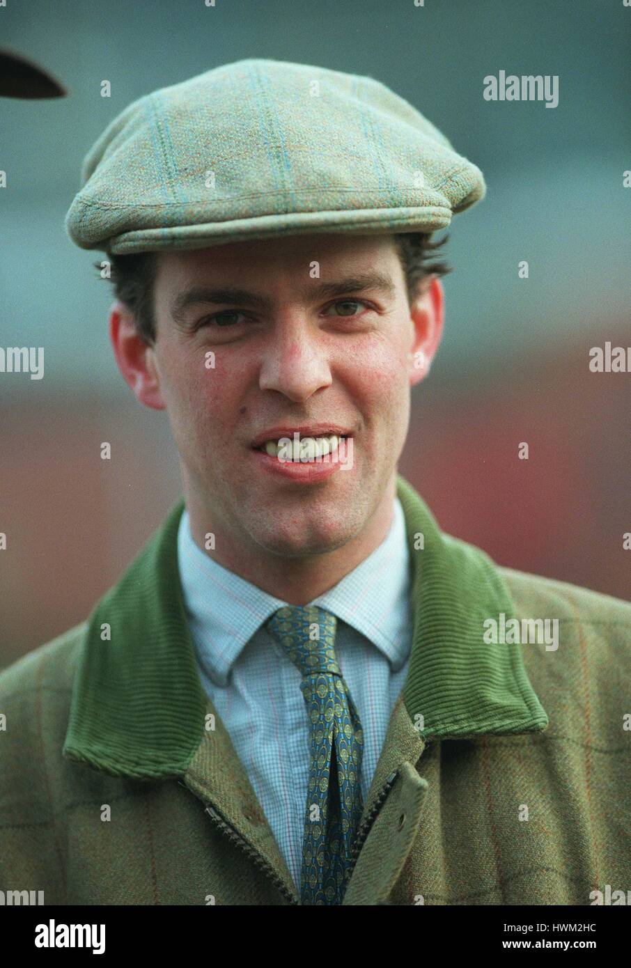 TOM GEORGE RACE HORSE TRAINER 14 December 1995 Stock Photo - Alamy