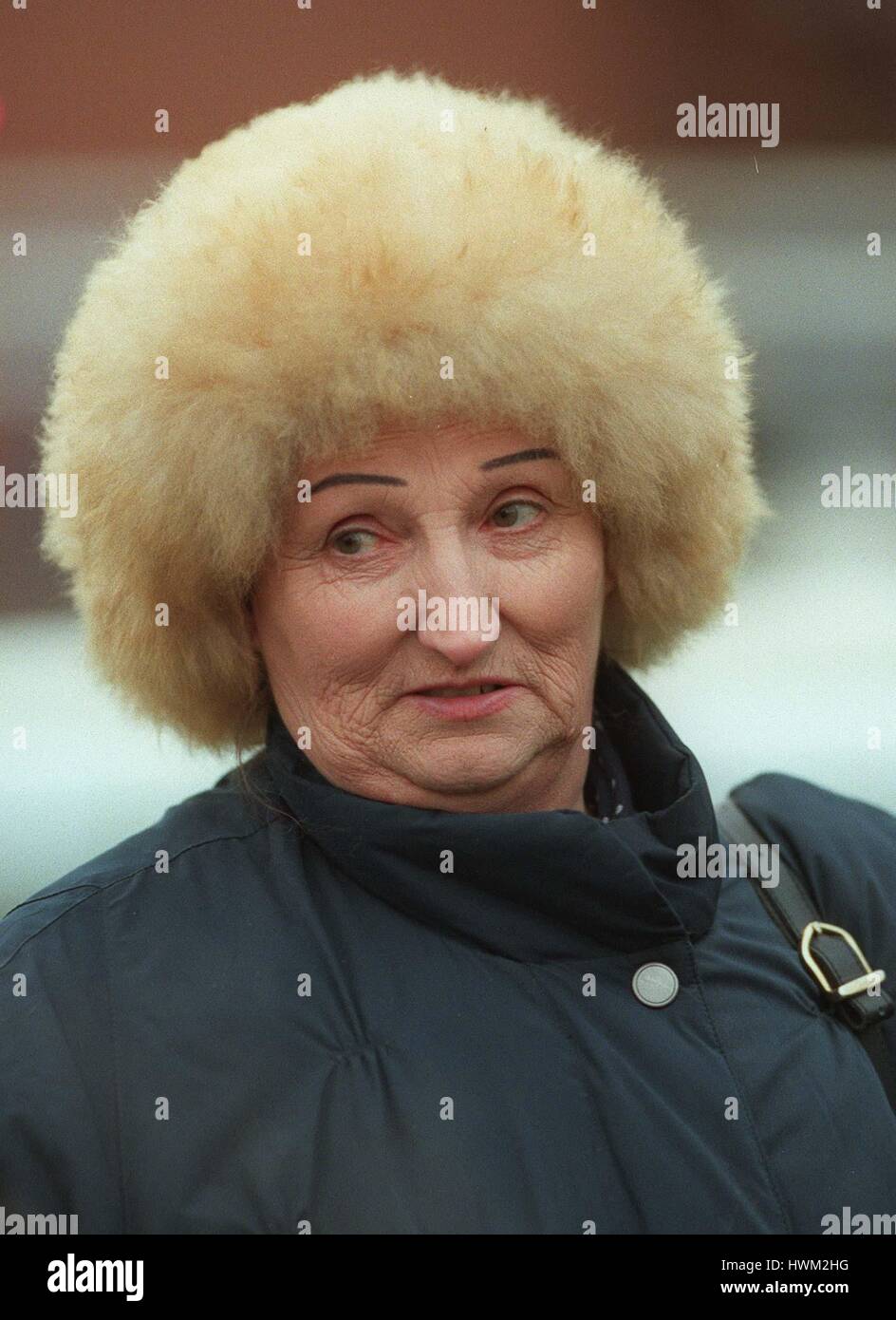 NORMA MACAULEY RACE HORSE TRAINER 14 December 1995 Stock Photo - Alamy