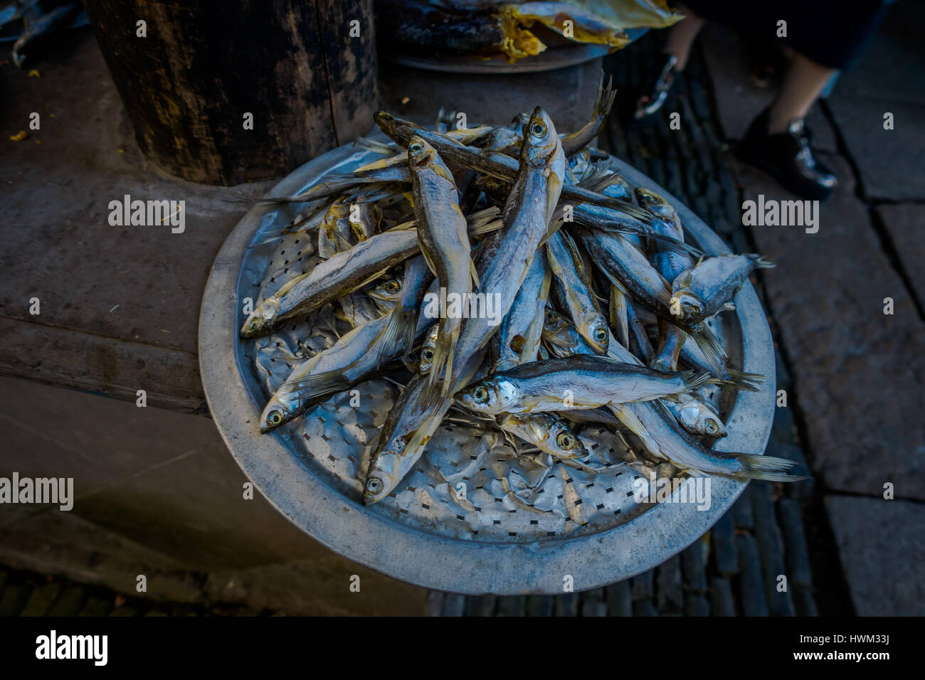 SHANGHAI, CHINA: Selection of sea food at fish market inside famous ...