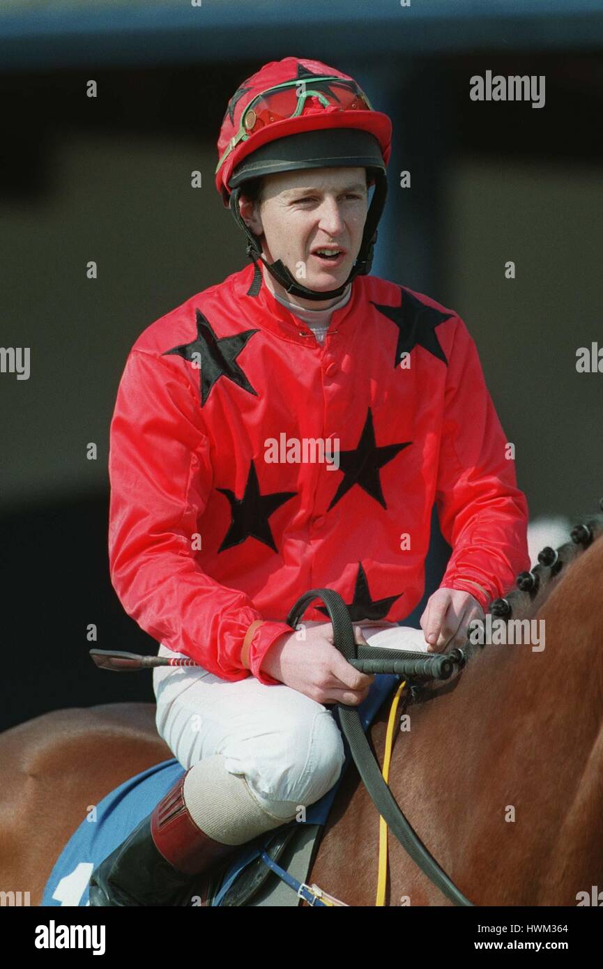 STEVEN DROWNE JOCKEY 09 April 1996 Stock Photo - Alamy