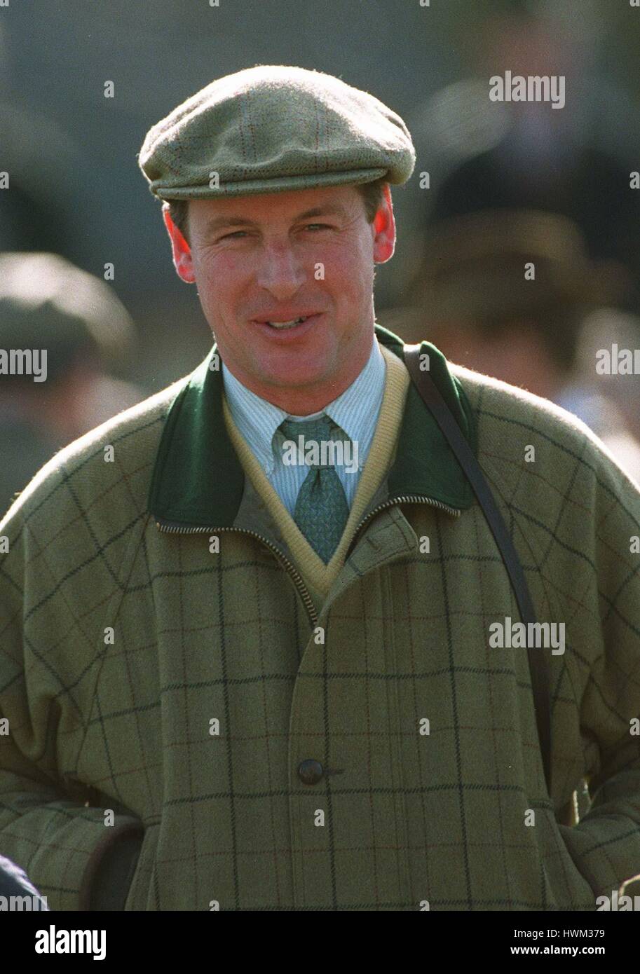 KIM BAILEY RACE HORSE TRAINER 26 March 1996 Stock Photo - Alamy