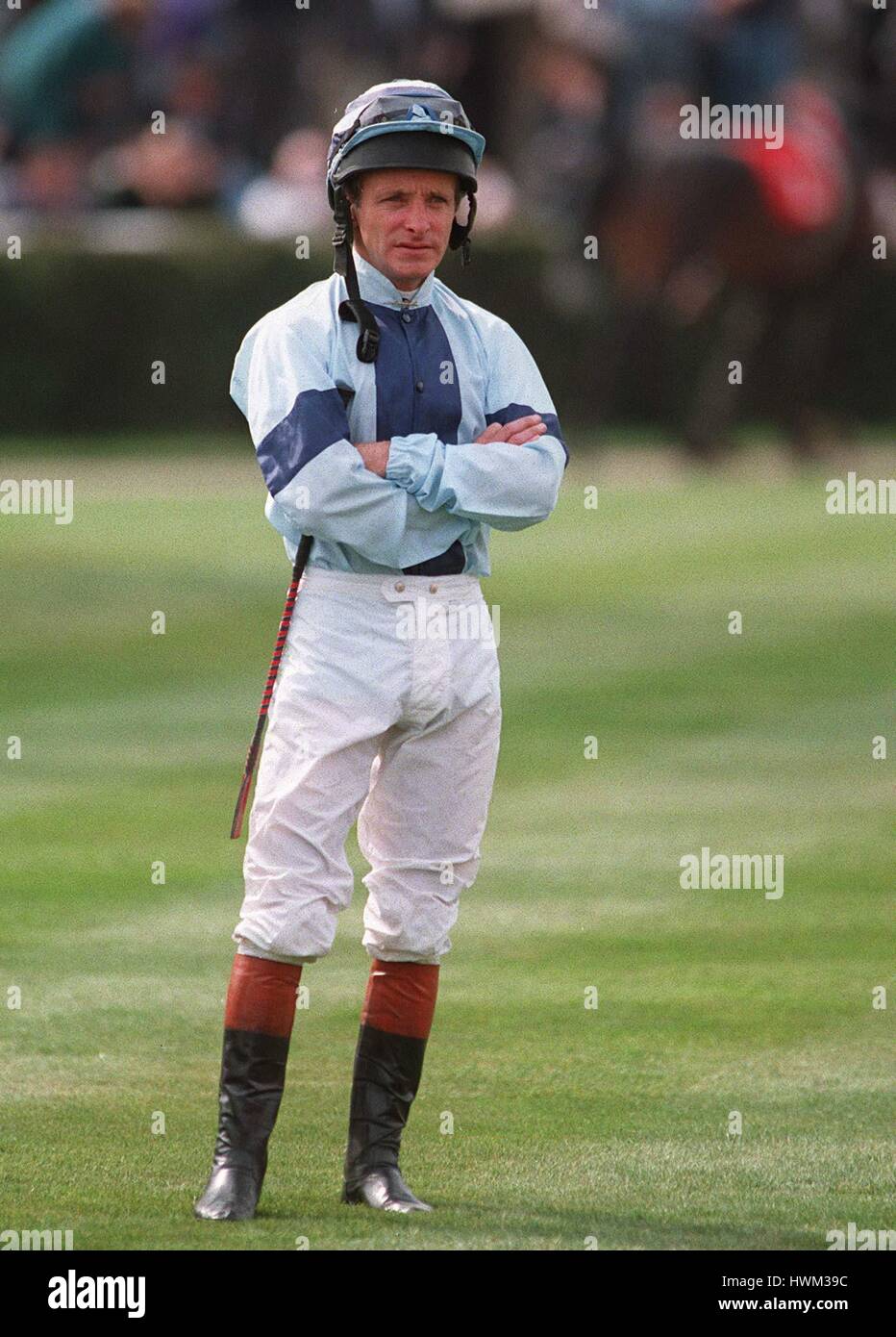 PAT EDDERY JOCKEY 19 April 1996 Stock Photo - Alamy