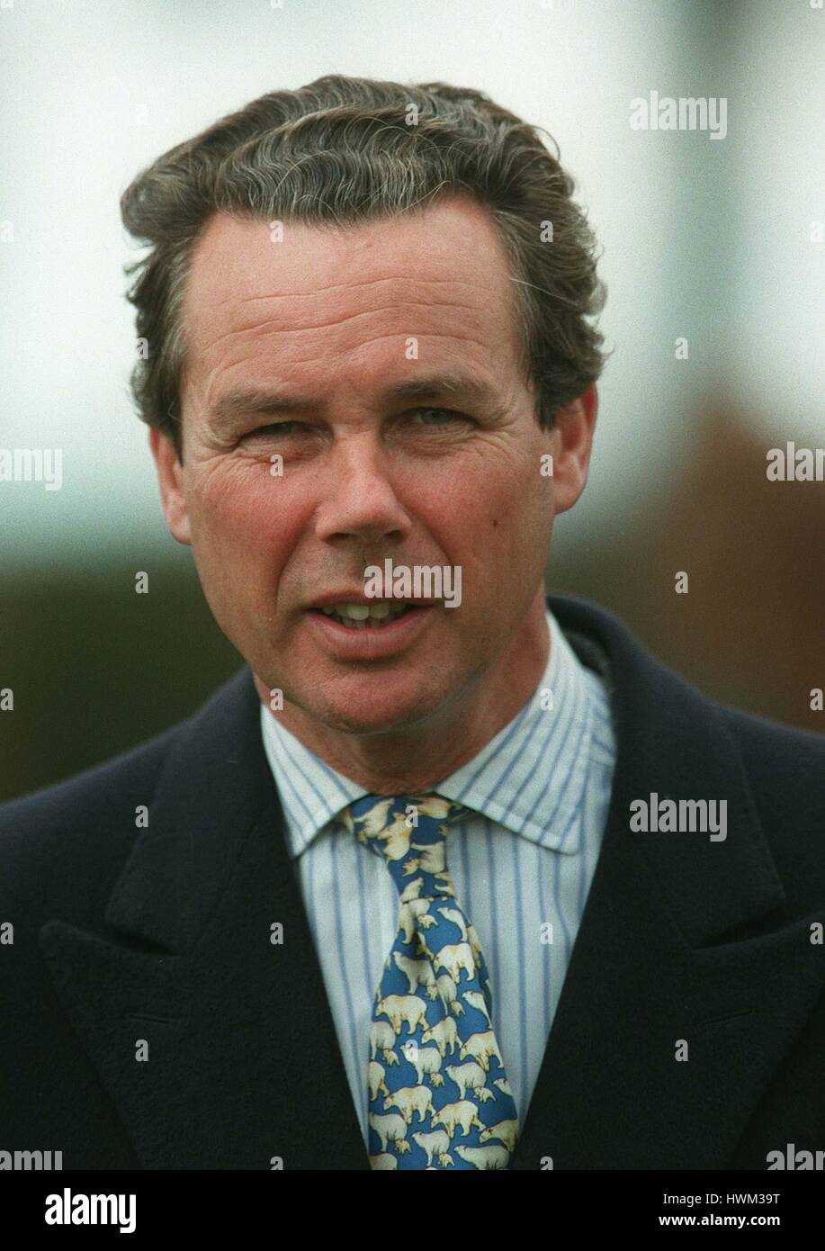 BEN HANBURY RACE HORSE TRAINER 19 April 1996 Stock Photo - Alamy