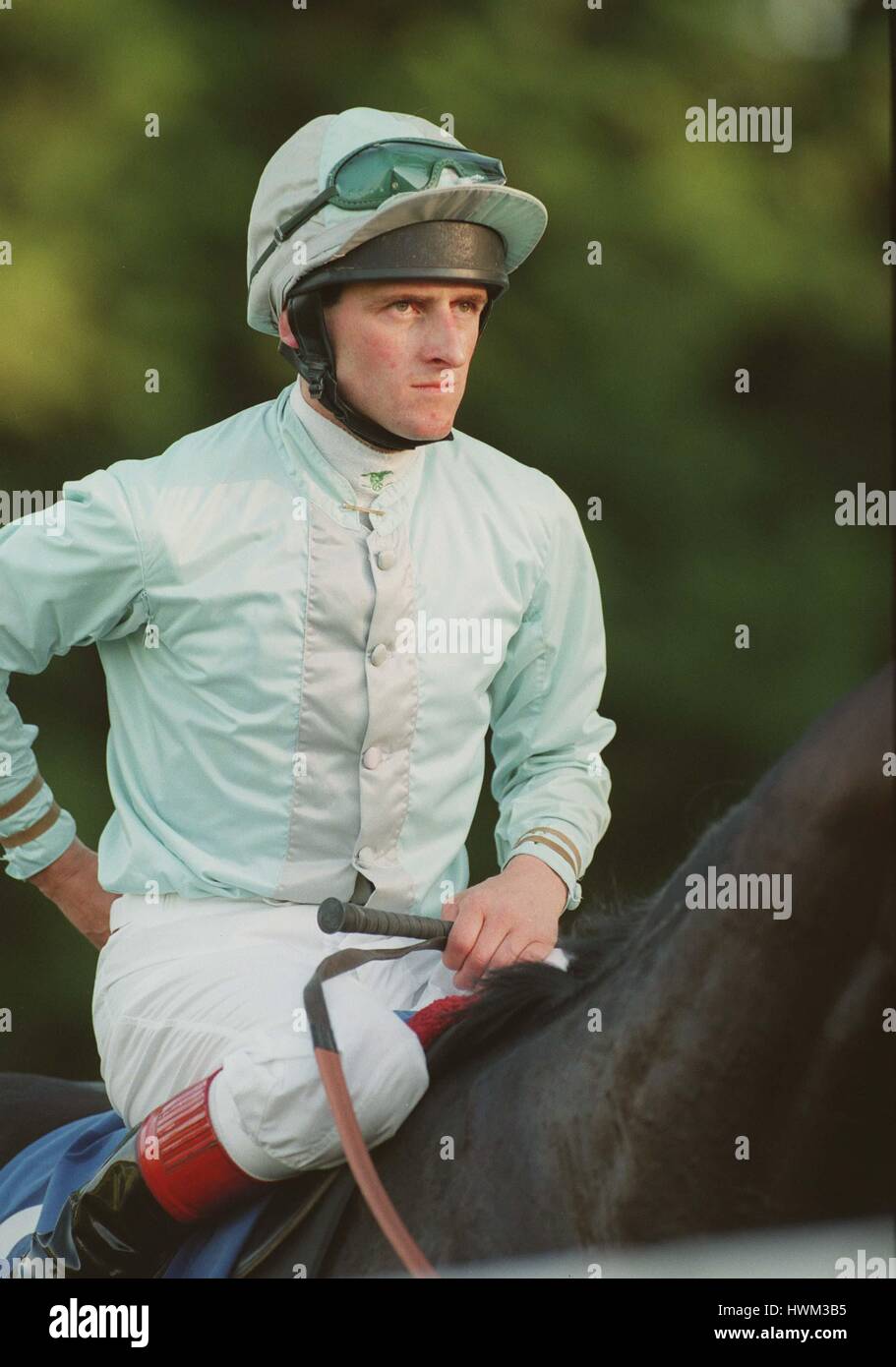 RICHARD PERHAM JOCKEY 26 June 1996 Stock Photo - Alamy