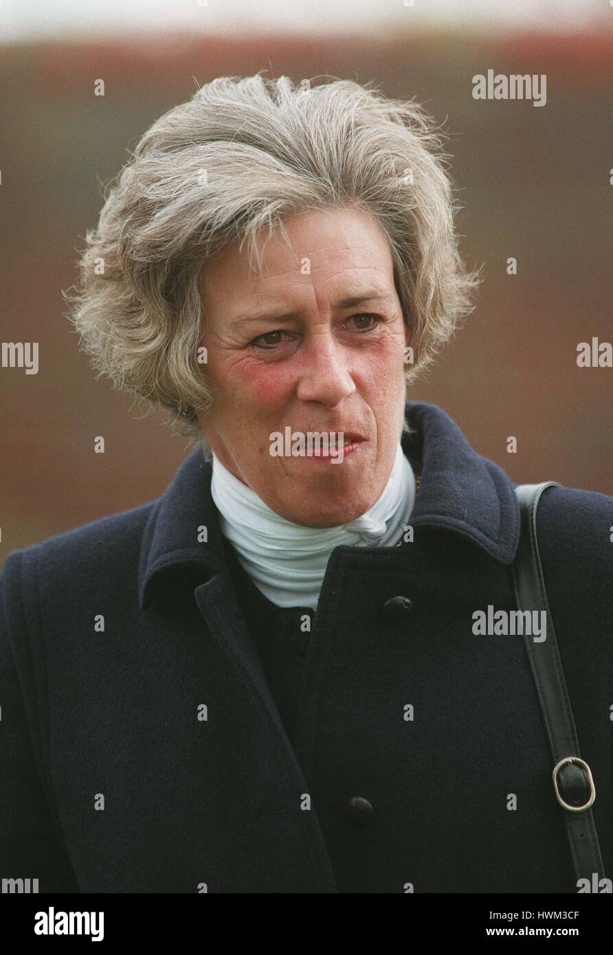 JULIE CECIL RACE HORSE TRAINER 19 April 1996 Stock Photo - Alamy