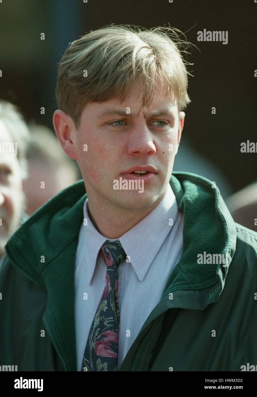 MICK RYAN RACE HORSE TRAINER 09 April 1996 Stock Photo - Alamy