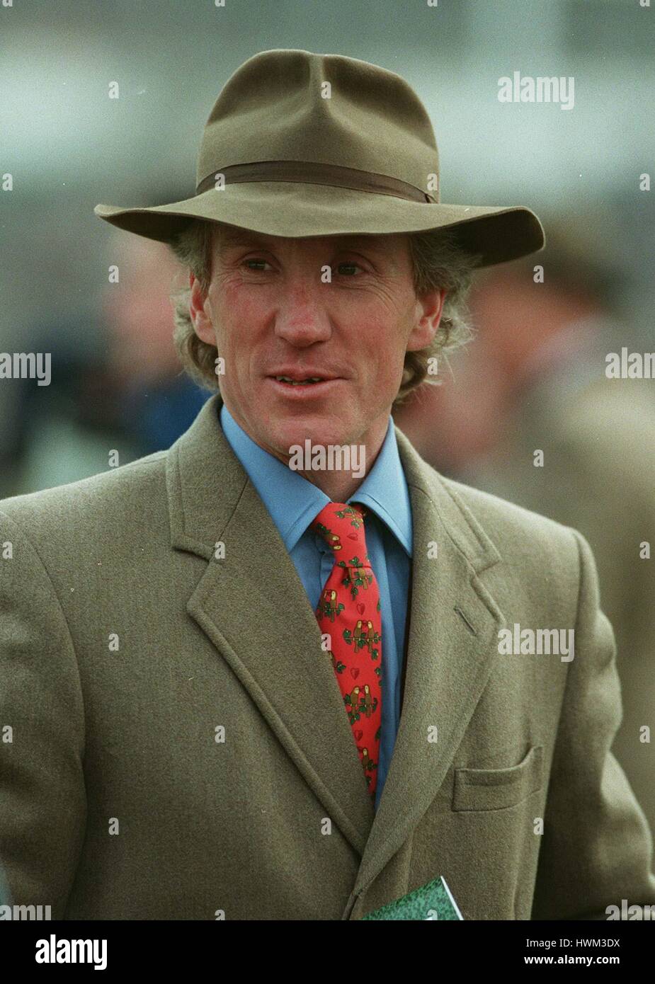 CHARLIE MANN RACE HORSE TRAINER 10 April 1996 Stock Photo - Alamy