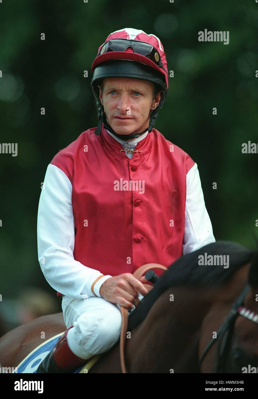 PAT EDDERY JOCKEY 17 September 1996 Stock Photo - Alamy