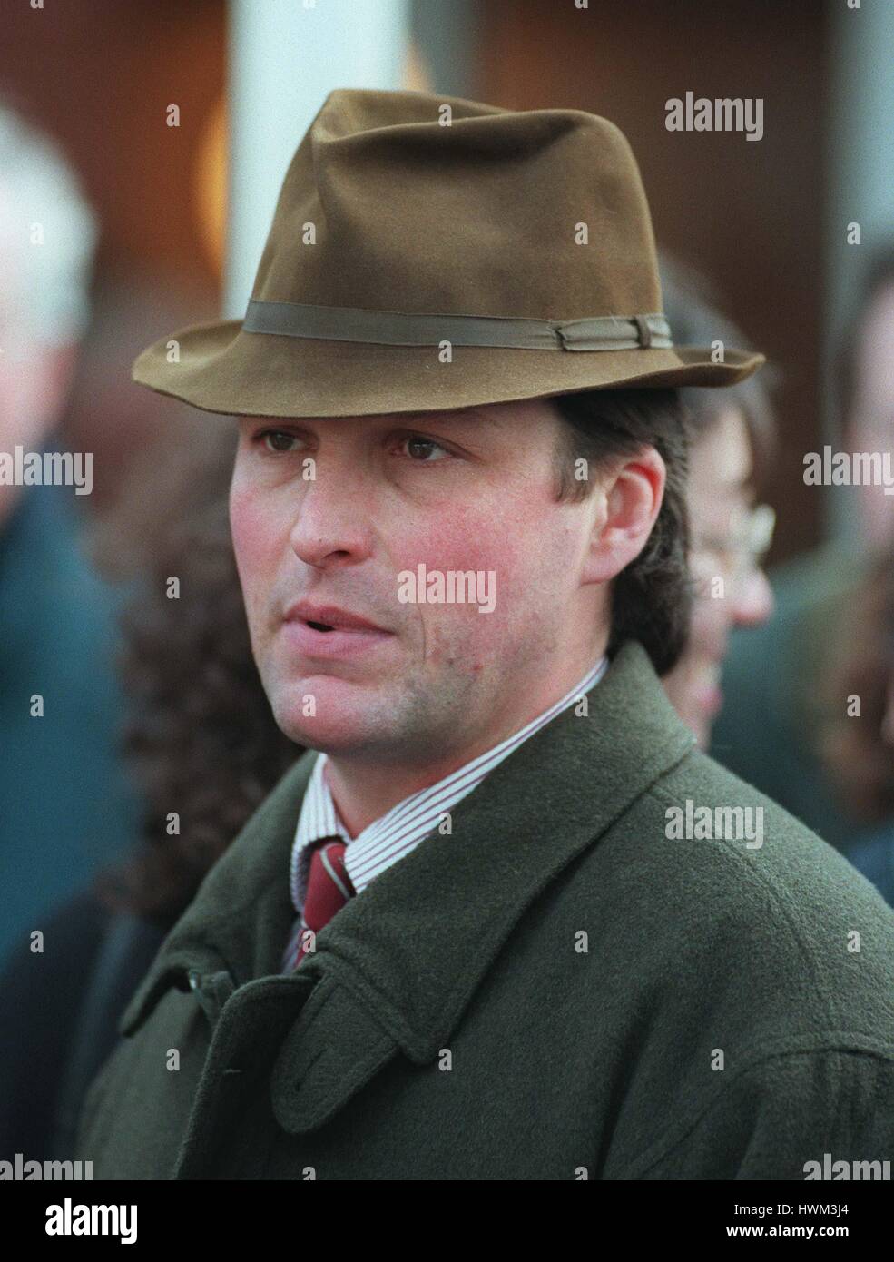 MARK WILKINSON RACE HORSE TRAINER 19 April 1996 Stock Photo - Alamy