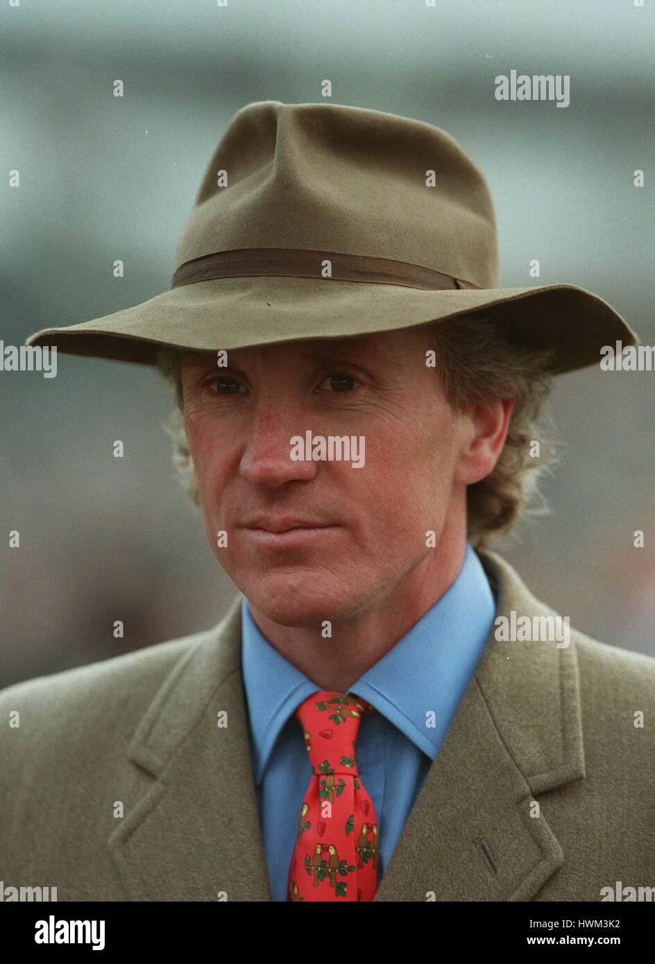 CHARLIE MANN RACE HORSE TRAINER 10 April 1996 Stock Photo - Alamy