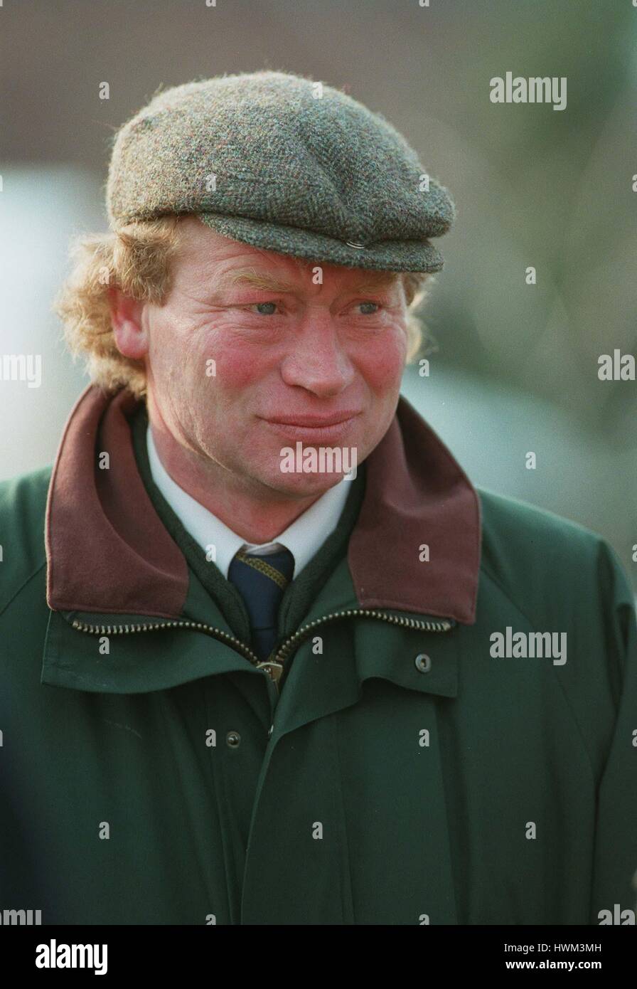 JIM OLD RACE HORSE TRAINER 10 April 1996 Stock Photo - Alamy