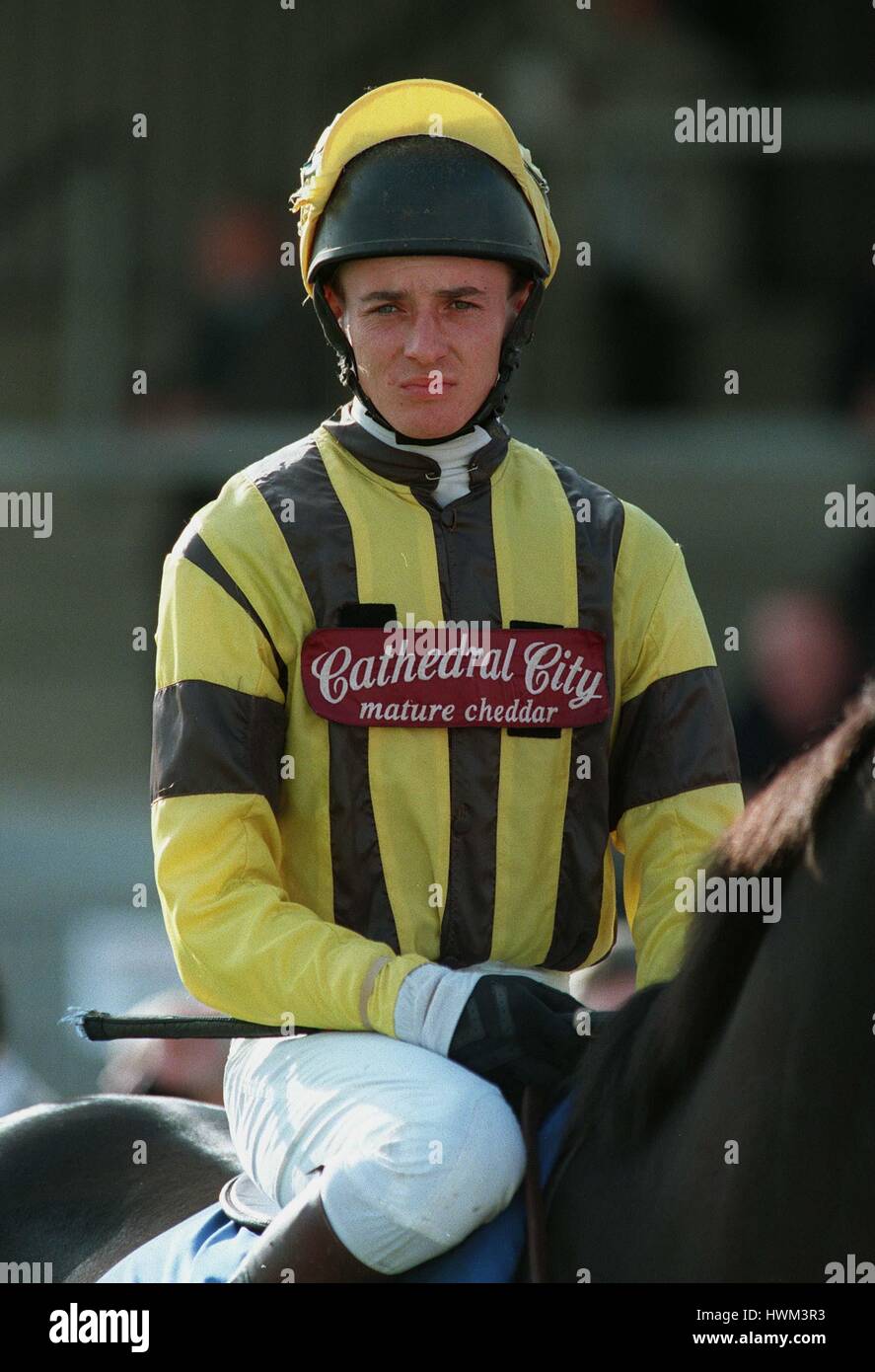 CHRIS MAUDE JOCKEY 17 October 1996 Stock Photo - Alamy