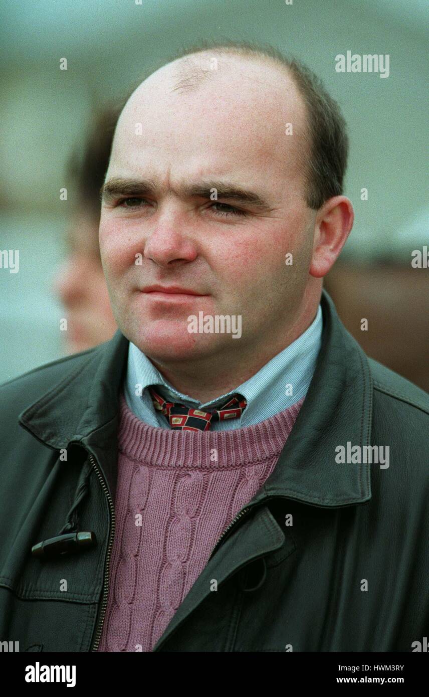 JAMES MOORE RACE HORSE TRAINER 17 October 1996 Stock Photo - Alamy