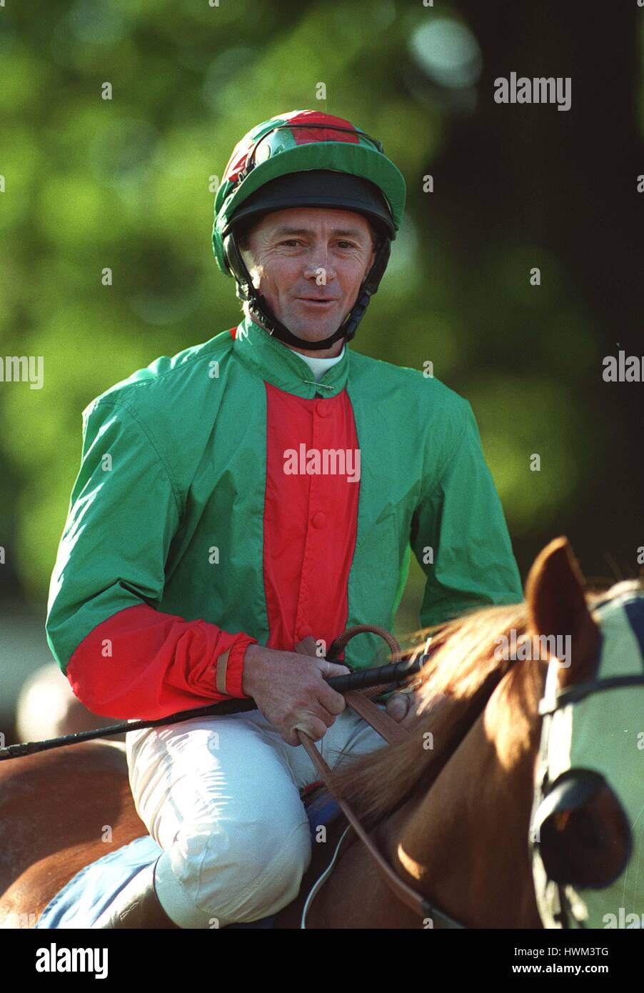 MICHAEL ROBERTS JOCKEY 25 June 1996 Stock Photo - Alamy