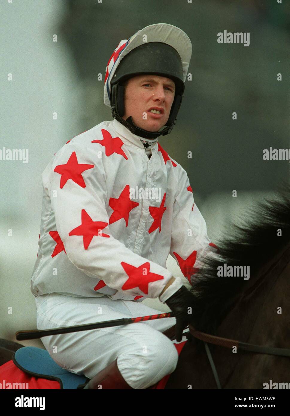 CHARLIE SWAN JOCKEY 10 April 1996 Stock Photo - Alamy