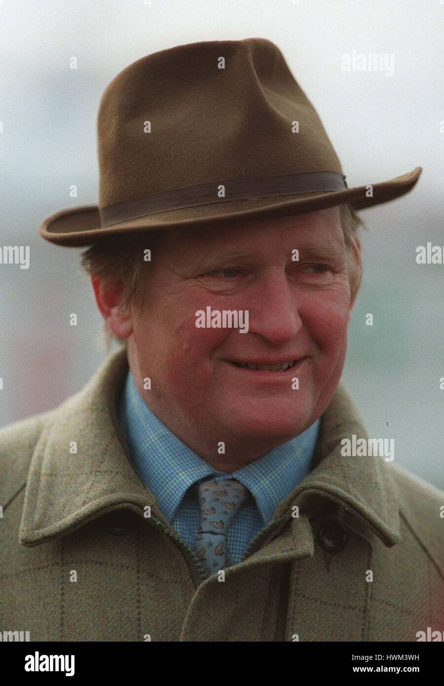 JOHN EDWARDS RACE HORSE TRAINER 05 April 1996 Stock Photo - Alamy