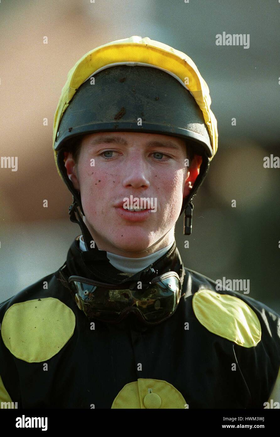 PHILIP HIDE JOCKEY 26 March 1996 Stock Photo - Alamy