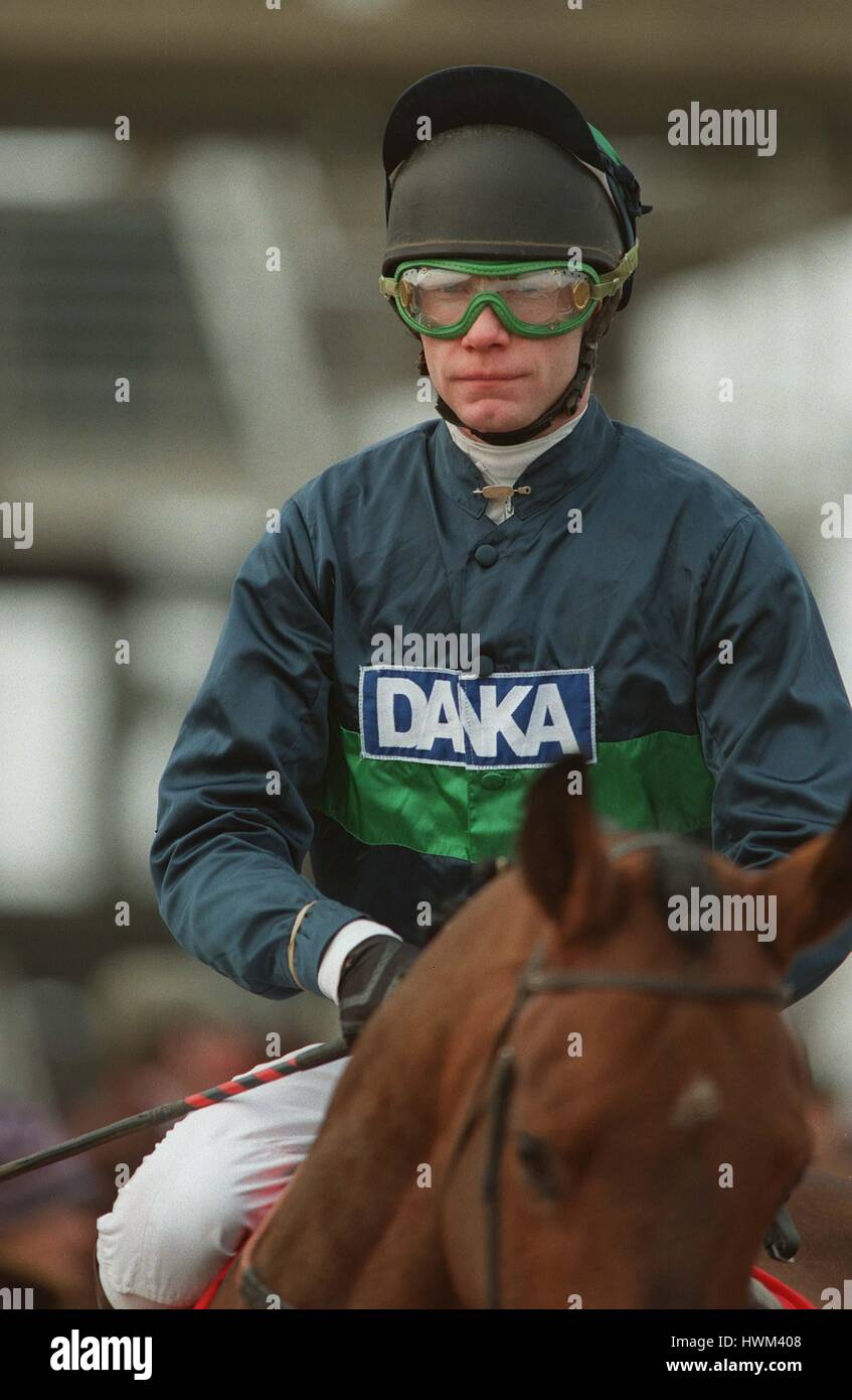 MICK FITZGERALD JOCKEY 05 April 1996 Stock Photo - Alamy