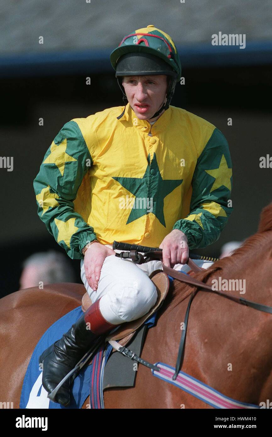 CHRISTOPHER RUTTER JOCKEY 09 April 1996 Stock Photo - Alamy