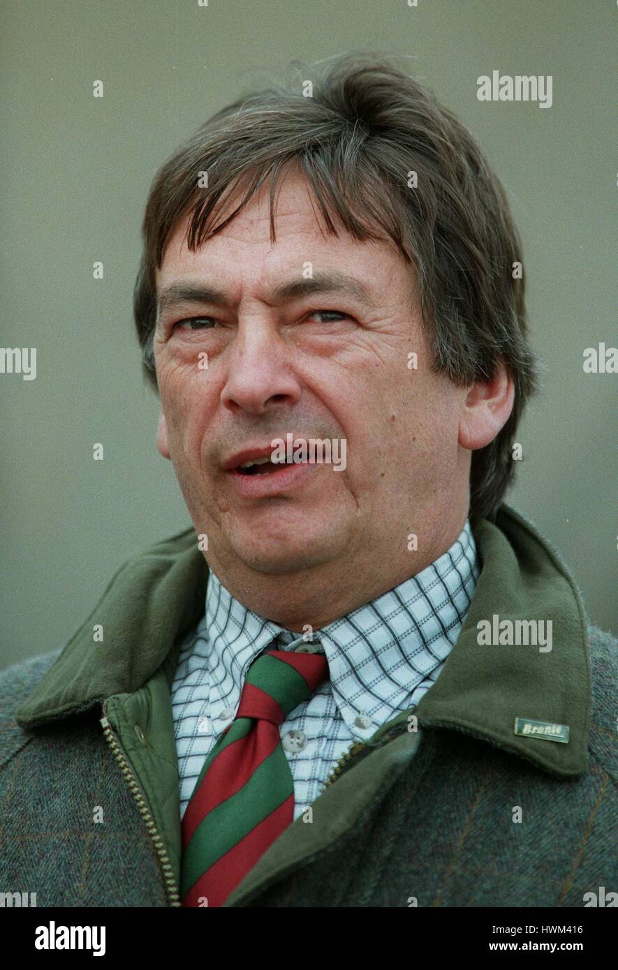 JOHN FFITCH-HEYES RACE HORSE TRAINER 17 October 1996 Stock Photo - Alamy