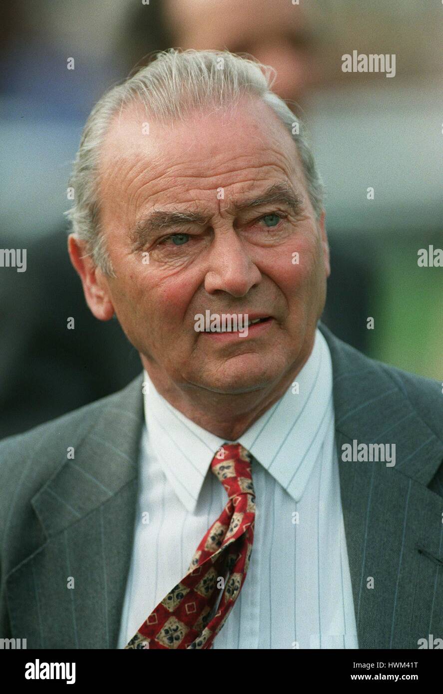 REG AKEHURST RACE HORSE TRAINER 30 April 1996 Stock Photo - Alamy