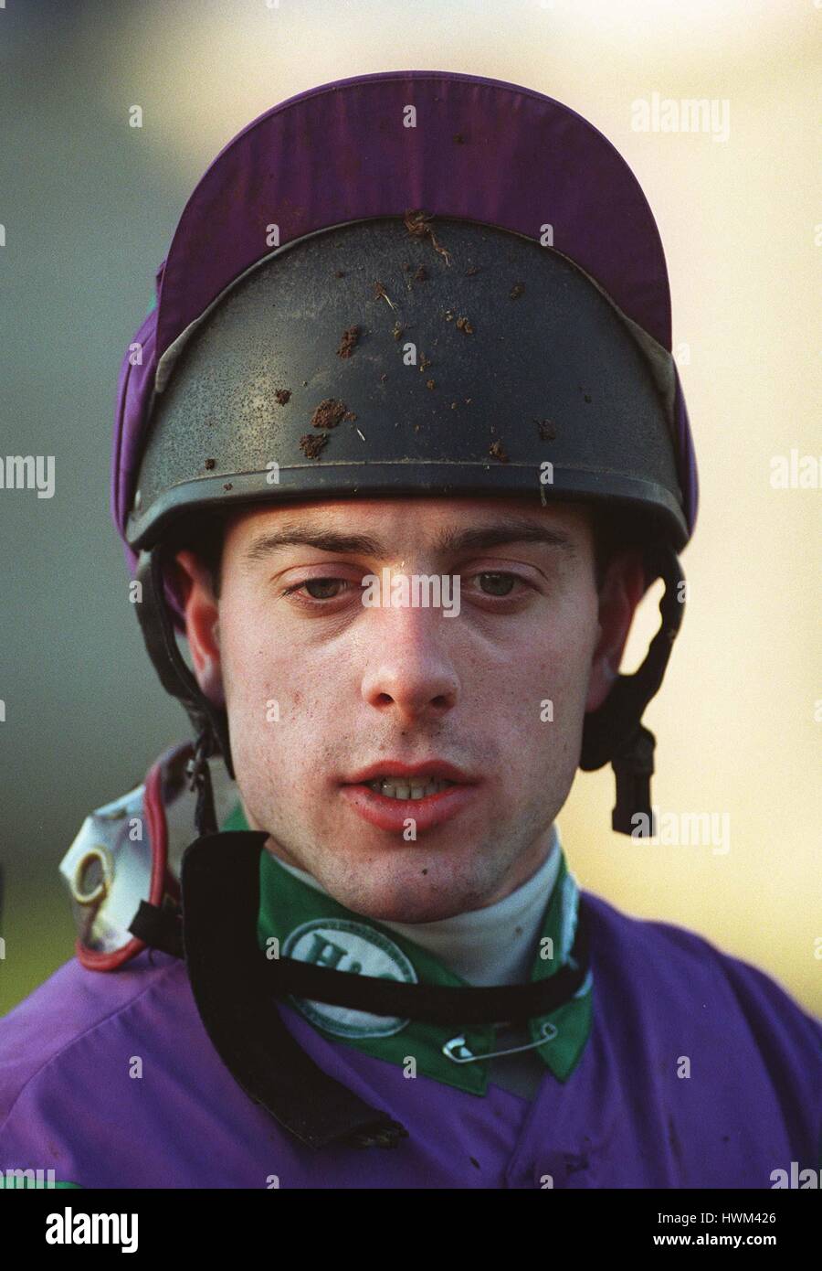 NICK MANN JOCKEY 26 March 1996 Stock Photo - Alamy