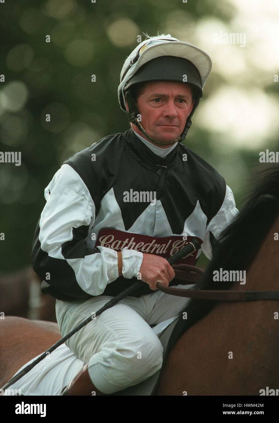 MICHAEL ROBERTS JOCKEY 08 September 1996 Stock Photo - Alamy