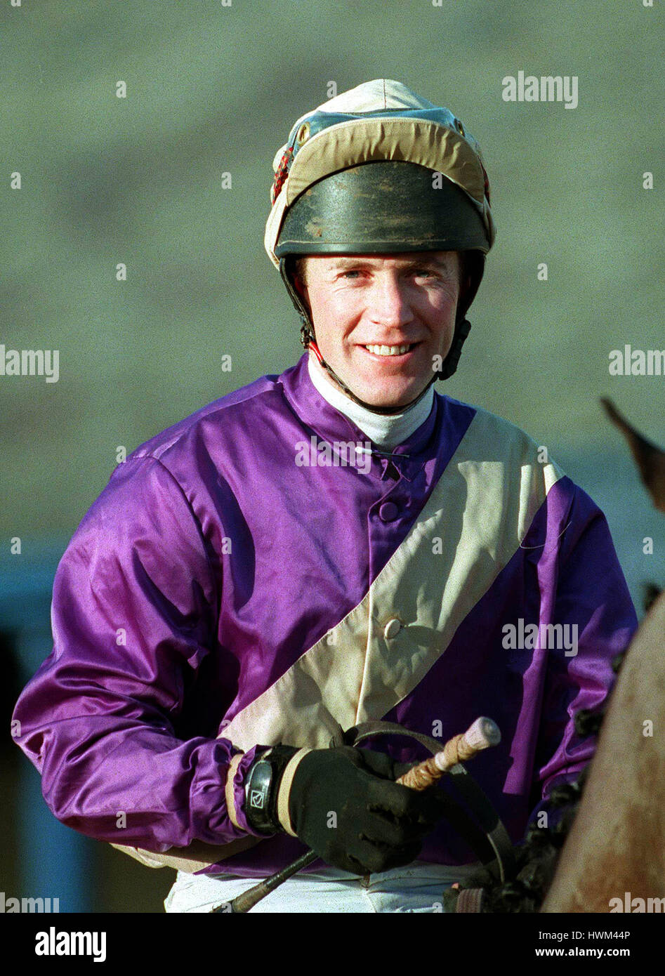 CARL LLEWELLYN JOCKEY 12 January 1996 Stock Photo - Alamy