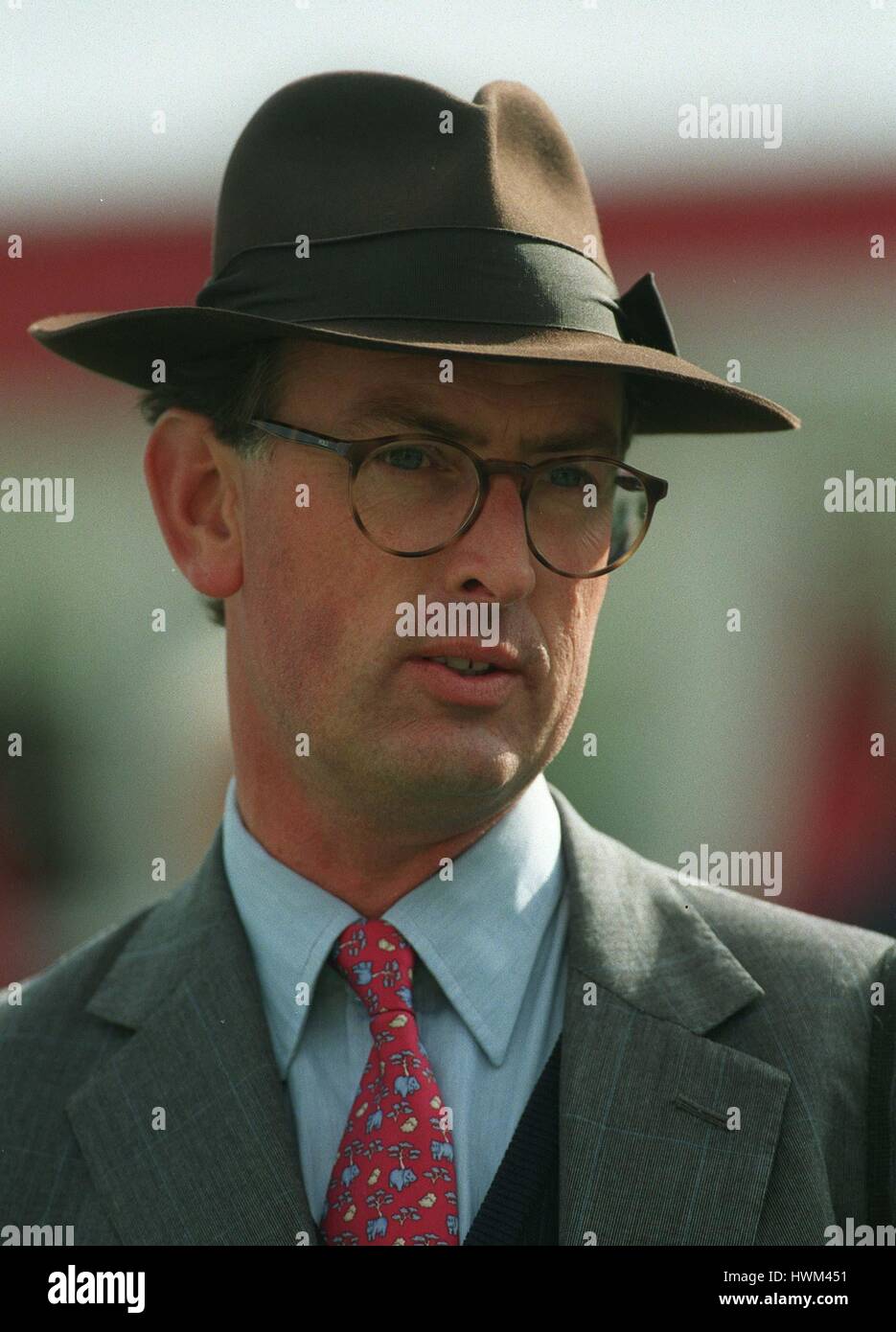 ROGER CHARLTON RACE HORSE TRAINER 17 September 1996 Stock Photo - Alamy