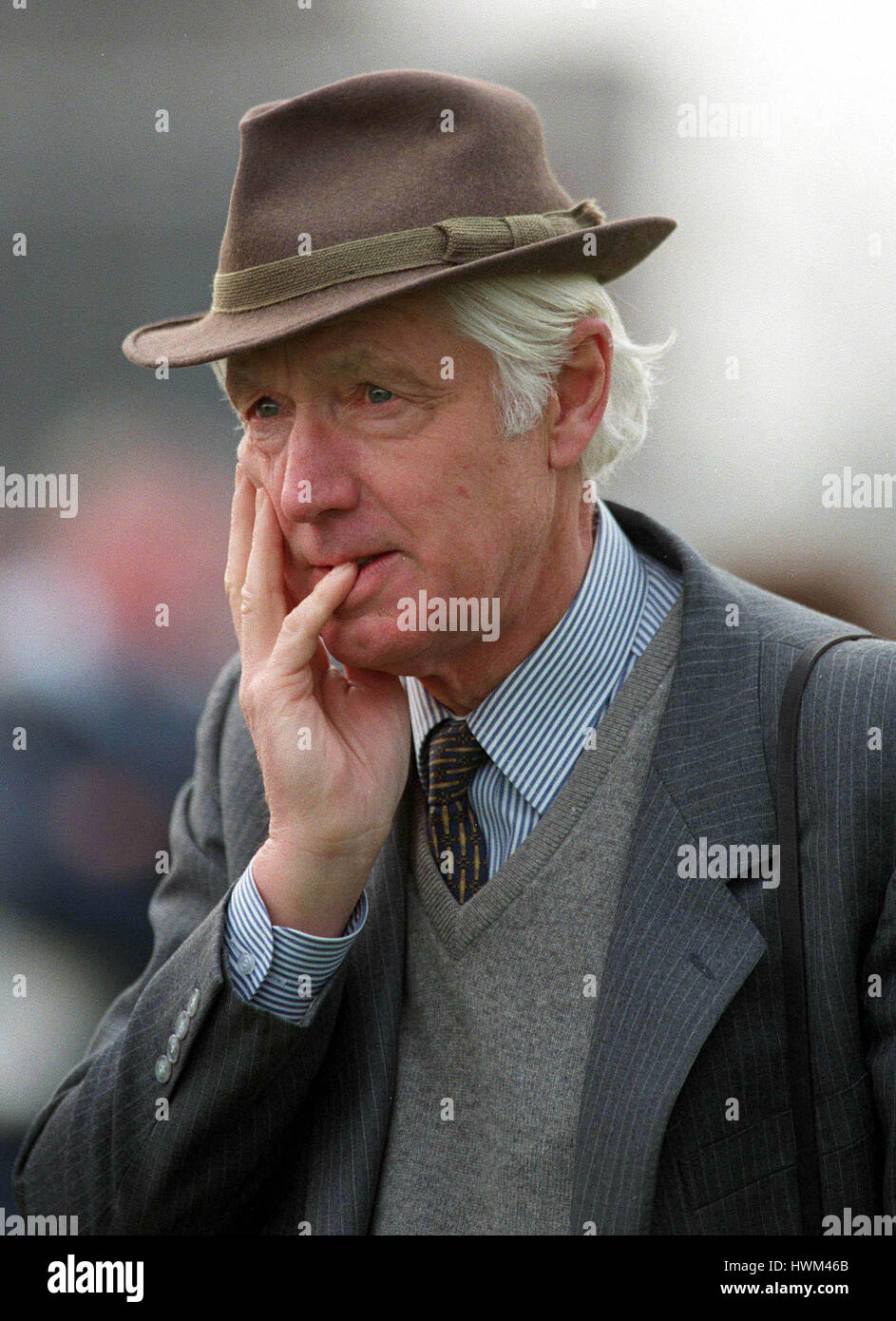 GEOFF WRAGG RACE HORSE TRAINER 09 October 1996 Stock Photo - Alamy