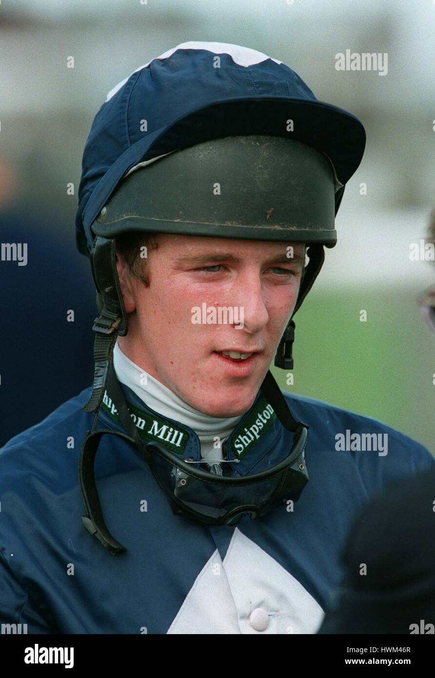 BARRY FENTON JOCKEY 17 October 1996 Stock Photo - Alamy