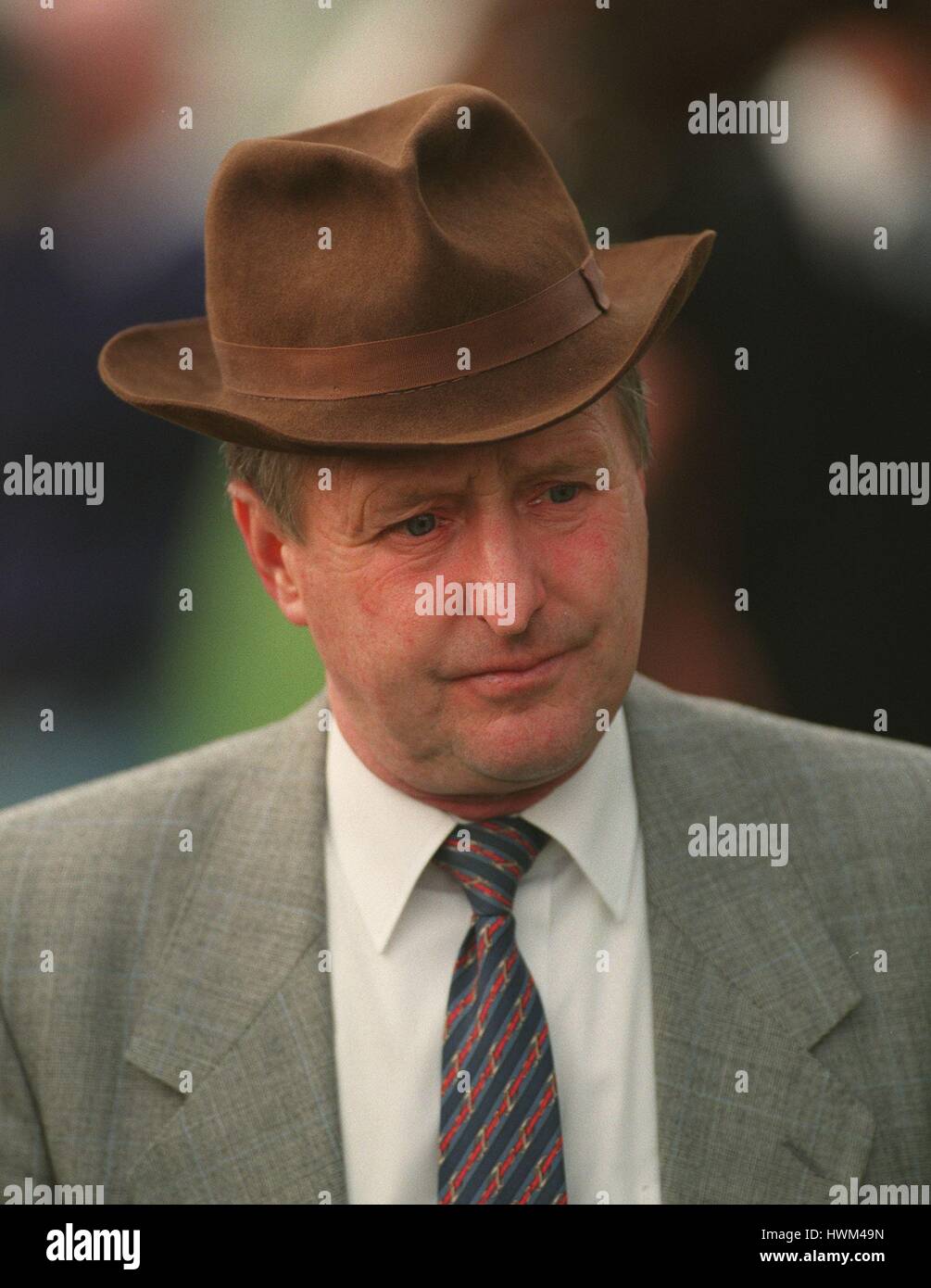 JACK BANKS RACE HORSE TRAINER 03 May 1996 Stock Photo - Alamy