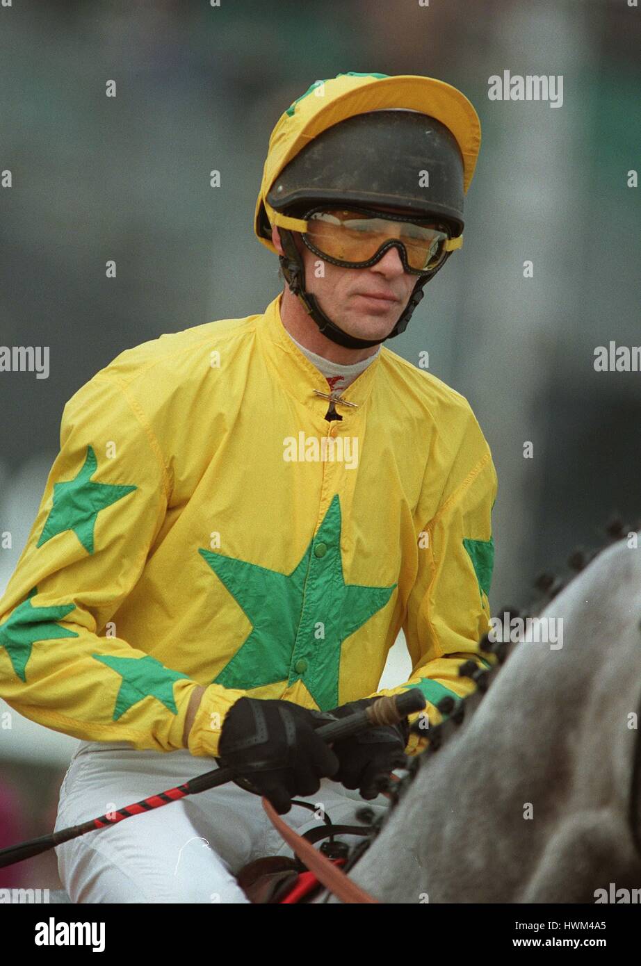 BRENDAN POWELL JOCKEY 10 April 1996 Stock Photo - Alamy
